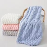 China Floral Embossed Microfiber Hair Wrap – Lightweight, Fast-Drying & Long-Lasting for sale
