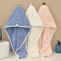 China Candy Bar Dry Hair Cap Soft Microfiber Quick-Dry Towel 25x65cm 270-500gsm for sale