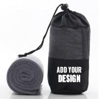 China Fast Drying Microfiber Sports Towel 40x80cm with Mesh Pouch for Travel Gym for sale