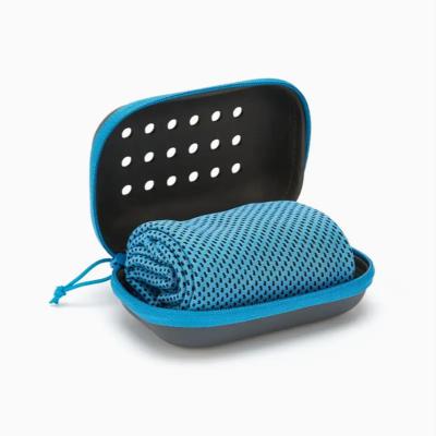 China Ultra Lightweight Microfiber Sport Towel 40x80cm Quick Dry Packable with Custom Logo for sale