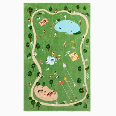 China Premium Cotton Beach Towel 70x140cm Reactive Printing Velour Hypoallergenic for sale
