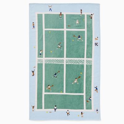 China Premium Egyptian Cotton Beach Towel 30x60 Inch Quick Dry Sand Resistant for sale
