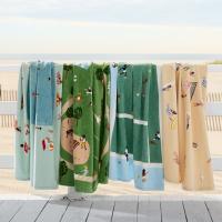 China Sustainable Bamboo Cotton Beach Towel 300gsm-540gsm Ultra Soft 30x60in 70x140cm for sale