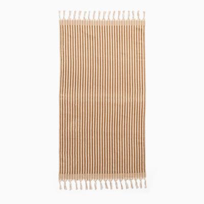 China 600 GSM Luxury Beach Towel Premium Long-Staple Cotton Ultra Plush Pile Resort Quality 80x160cm for sale