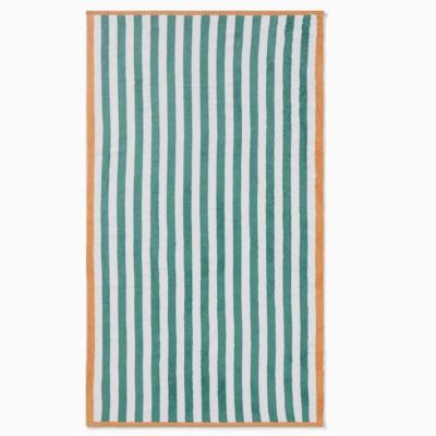 China Custom Embroidered Beach Towel 140x70cm 100% Cotton Personalized Monogram for Wedding Party for sale