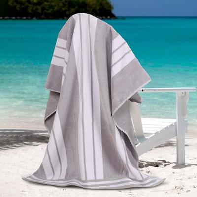 China Turkish Cotton Beach Towel Sand Resistant Peshtemal 70x140cm Customizable Size for sale