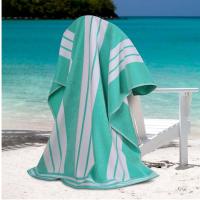 China Oversized Luxury Cotton Beach Towel 80x160cm Ultra Plush Absorbent Sand Free Spa Pool Towel for sale
