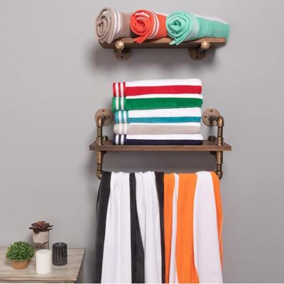China Extra Large 100% Cotton Beach Towel 70x140cm 75x150cm Thick Absorbent Quick Dry for sale