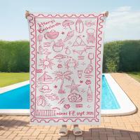 China 200gsm Quick-Dry Beach Towel Fast Drying Technology Good Absorbency 70x140cm to 90x180cm for sale