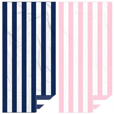 China Custom Microfiber Quick Dry Beach Towel 30x60 Inch Lightweight Travel Essential for sale