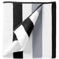 China Custom Yarn-Dyed Cotton Beach Towel Quick-Dry 140x70cm 300-500gsm for sale