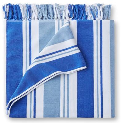 China Custom Cotton Beach Towel 140x70cm 300-550gsm Quick Dry Sand Resistant OEM for sale