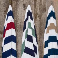 China Oversized Luxury Beach Towel 100% Cotton Yarn-dyed 80x160cm Absorbent Breathable for sale