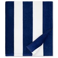 China Extra Large Cotton Velour Beach Towel Picnic Blanket 180x90cm Customizable for sale