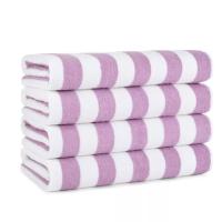 China Organic Cotton Yarn-Dyed Striped Quick-Dry Beach Towel 140x70cm Custom Size for sale