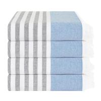 China Extra Large Turkish Peshtemal Beach Towel 75x150cm Family Size Cotton for sale