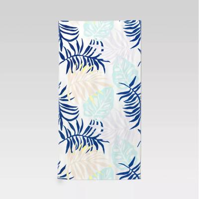 China High-GSM 100% Cotton Oversized Beach Towel 80x160cm for Luxury Pool Resort Use for sale