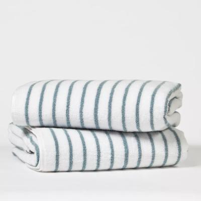 China 100% Cotton High GSM Luxury Beach Towel 100x180cm Ultra Soft Plush Resort Quality for sale