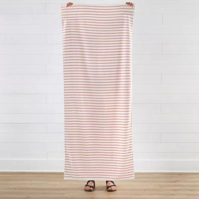 China Custom Family Size Beach Towel 100% Cotton 80x160cm Thick Absorbent for Outdoor Summer for sale
