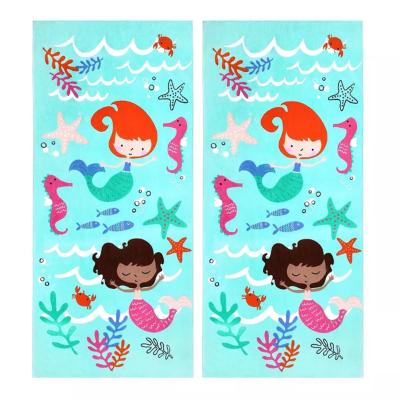 China Custom Photo Beach Towel 30x60 Inches 290gsm 100% Cotton Personalized Print for sale