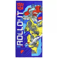 China Transformers Beach Towel 30x60 Inches Premium Cotton Velour Officially Licensed Optimus Prime Bumblebee for sale