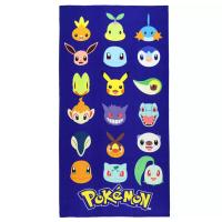 China Officially Licensed Pokemon Beach Towel 32x64 Inch 100% Cotton Multicolor Design for sale
