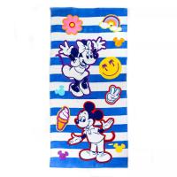 China Disney Minnie Mouse Mickey Mouse Beach Towel 70x140cm 100% Cotton Customizable for sale
