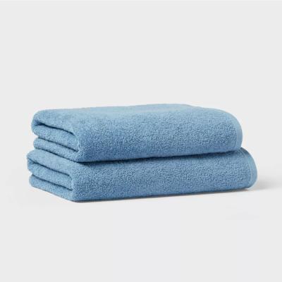 China Oversized 100% Terry Cotton Quick Absorb Bath Towel 80x160cm 500gsm for sale