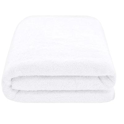 China Heavy Duty 600 GSM 100% Cotton Bath Towel 40x80 Inch Double Stitched Seams for sale