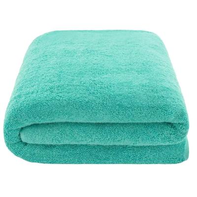 China 600 GSM 100% Cotton Bath Sheet 40x80 Inch Oversized Plush Absorbent Towel for sale