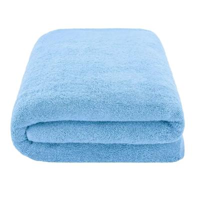 China 600 GSM 100% Cotton Oversized Bath Sheet 40x80 Inch Ultra Absorbent Spa Towel for sale