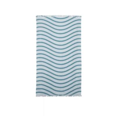 China Customizable Quick-Dry Sand-Resistant Beach Towel 70x140cm 330-400 GSM for sale