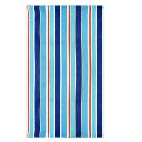 China 600 GSM Cotton Beach Towel Extra Large 100x180cm Bold Contemporary Stripes for sale