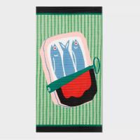 China Customizable 100% Cotton Velour Beach Towel 70x140cm Quick Dry Fade Resistant for sale