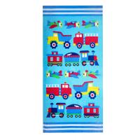 China Eco-Friendly Beach Towel Recycled RPET Organic Cotton Quick-Dry Sand Resistant 70x140cm for sale