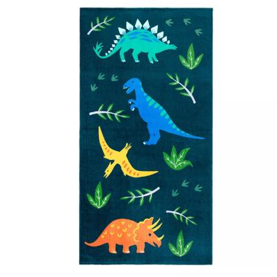 China Customizable Personalized Beach Towel 100% Terry Cotton Reactive Printing 70x140cm to 100x180cm for sale