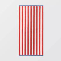 China Classic Stripe XL Beach Towel 70x140cm Quick-Dry Sand-Resistant Cotton for sale