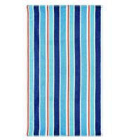 China Artisan Stripe XL Beach Towel 70x140cm GOTS Organic Cotton Eco-Friendly Dyes for sale