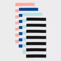 China 4 Pack Premium Beach Towel Set 75x150cm Quick Dry Sand Resistant Striped Nautical Family Vacation for sale