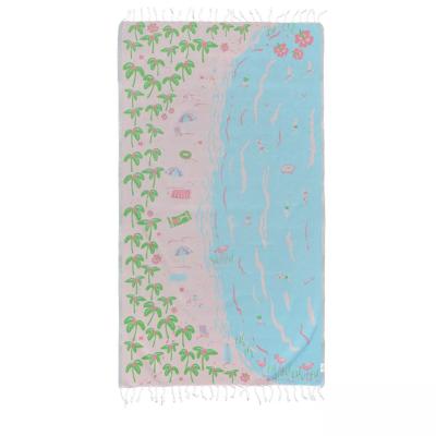 China Extra Large 220x180cm Sand Proof Water Resistant Beach Blanket Family Outdoor Mat for sale