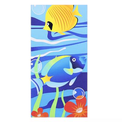 China Recycled Microfiber Beach Towel Quick Dry 80x160cm Eco Friendly from Plastic Bottles for sale