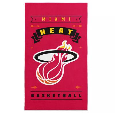China Customizable Sublimation Microfiber Beach Towel 70x140cm Miami Vice Neon Colors for sale