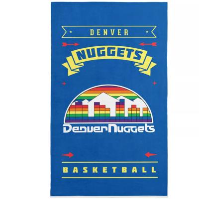 China Denver Nuggets Championship Beach Towel Quick-Dry Microfiber 75x150cm for sale
