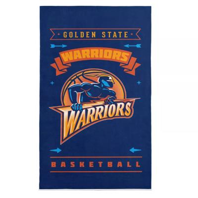 China Golden State Warriors Microfiber Beach Towel 30x60in Quick Dry Lightweight for sale