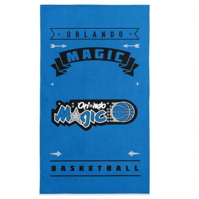 China Customizable Microfiber Beach Towel 140x70cm 220GSM Sublimation Printing for Poolside Sports Fans for sale