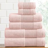 China GOTS Certified Organic Cotton Towel Set 6 Piece Cloud Comfort Weave 600gsm for sale