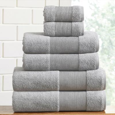 China Air Cloud Smart Towel Set 6 Piece IoT Moisture Sensors Kinetic Energy Powered Quick Dry Cotton 300 600gsm for sale