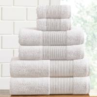 China Organic Cotton Aromatherapy Towel Set with Acupressure Texture 6 Piece 75x150cm Wellness Collection for sale