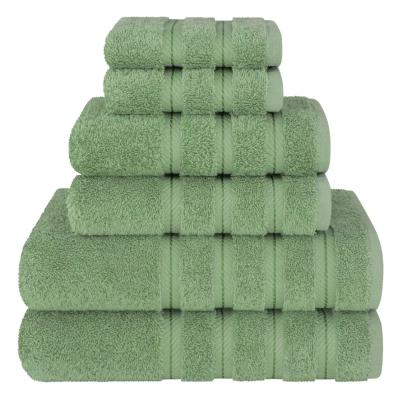 China 800 GSM Egyptian Cotton 6-Piece Bath Towel Set 30x56 Inch Luxury Spa Hotel Quality for sale
