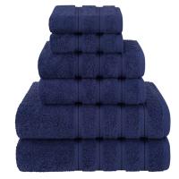 China 100% Cotton Quick Dry Bath Towel Set of 6 30x56 Inches 500gsm Luxury Spa Towels for sale